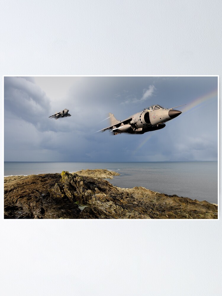 "Sea Harriers over the Falklands" Poster for Sale by garyeason | Redbubble