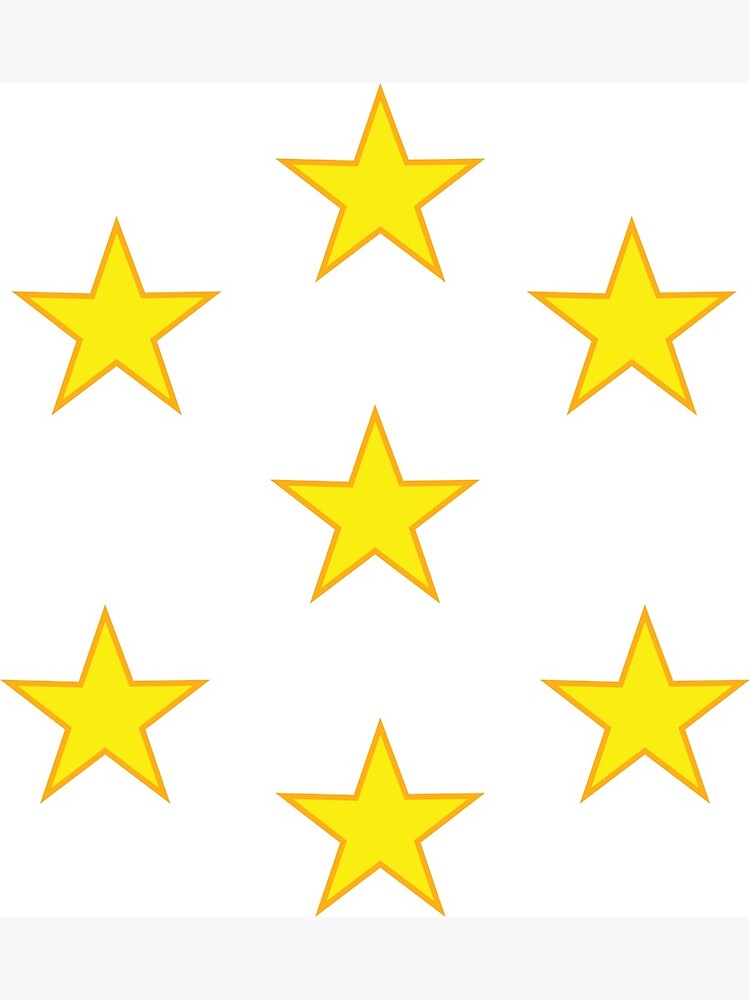 "yellow star sticker pack" Poster for Sale by skylaryonemura | Redbubble