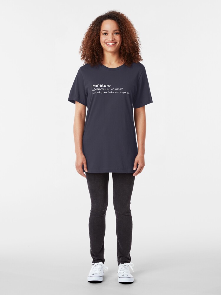"Immature" T-shirt by squidyes | Redbubble