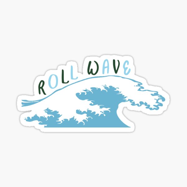 "Tulane Roll Wave" Sticker by gabby219 | Redbubble