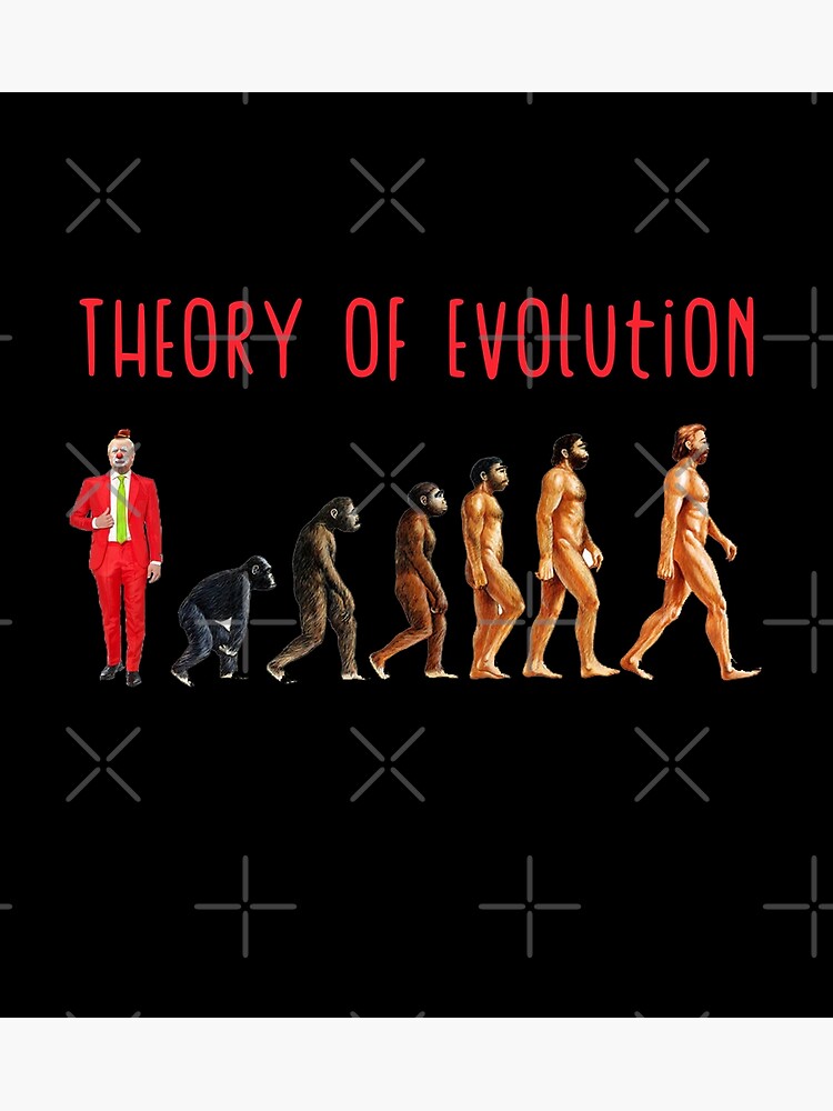 "Theory of evolution" Poster by DarkVeilAS | Redbubble