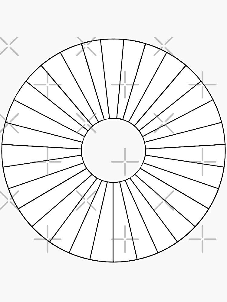 "31 Day Circle Tracker Bujo Sticker" Sticker for Sale by LUNAART11 ...