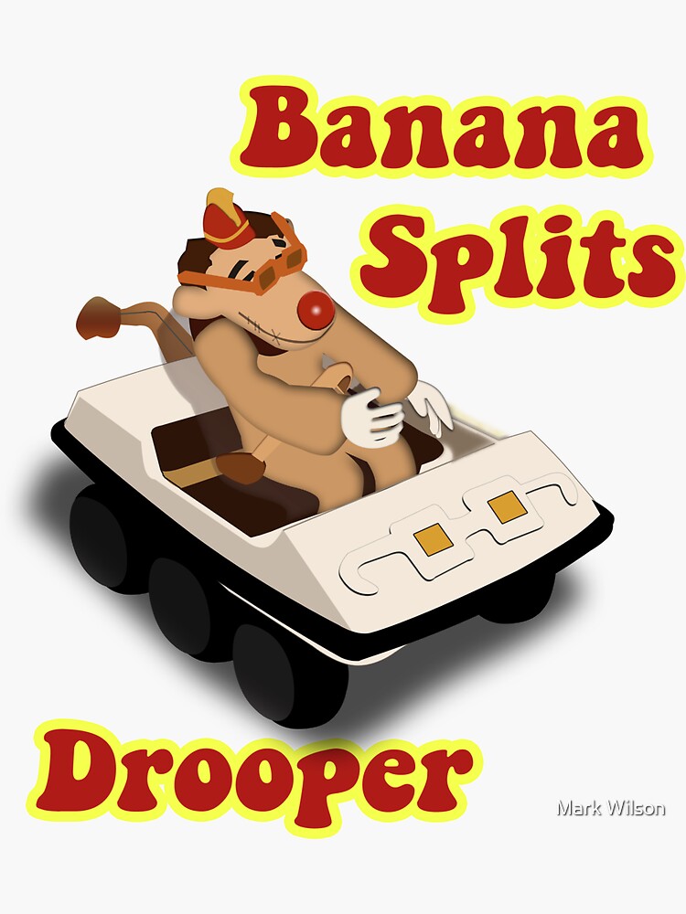 Pegatina «Drooper - Banana Splits TV Show» de Sparks68 | Redbubble