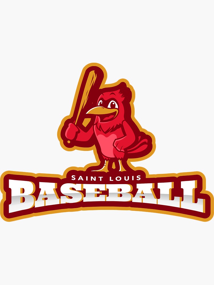 "Saint Louis Baseball" Sticker by rskeller | Redbubble