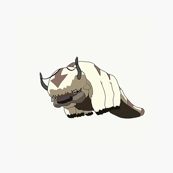 "Appa the flying bison from Avatar the Last Airbender" Photographic ...