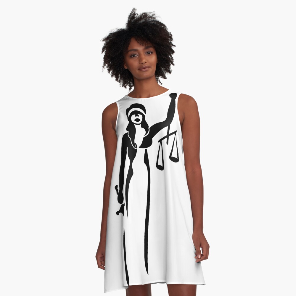 "Lady Justice" Sticker for Sale by ahhadesigns | Redbubble