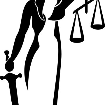 "Lady Justice" Sticker for Sale by ahhadesigns | Redbubble