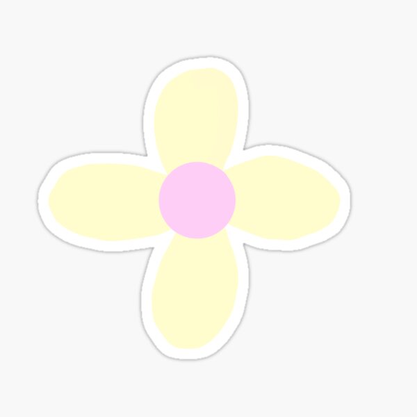 "Simple flower sticker" Sticker for Sale by ItsMadalyn | Redbubble
