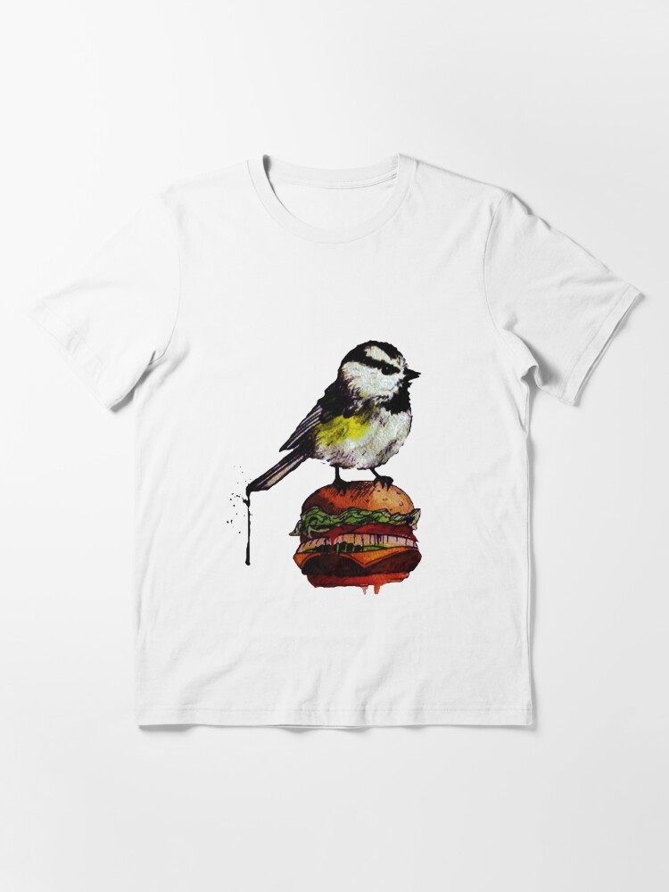 "Cheeseburger Bird Darker" T-shirt for Sale by 525chantel | Redbubble ...