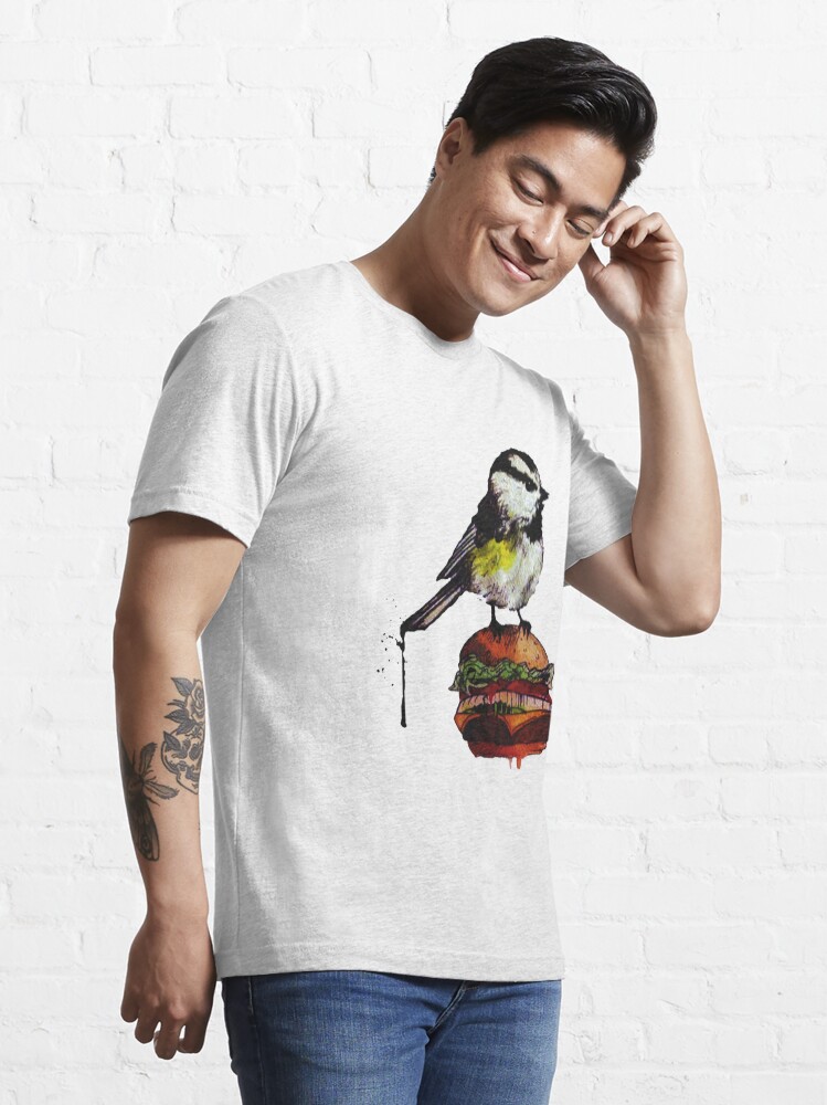 "Cheeseburger Bird Darker" T-shirt for Sale by 525chantel | Redbubble ...