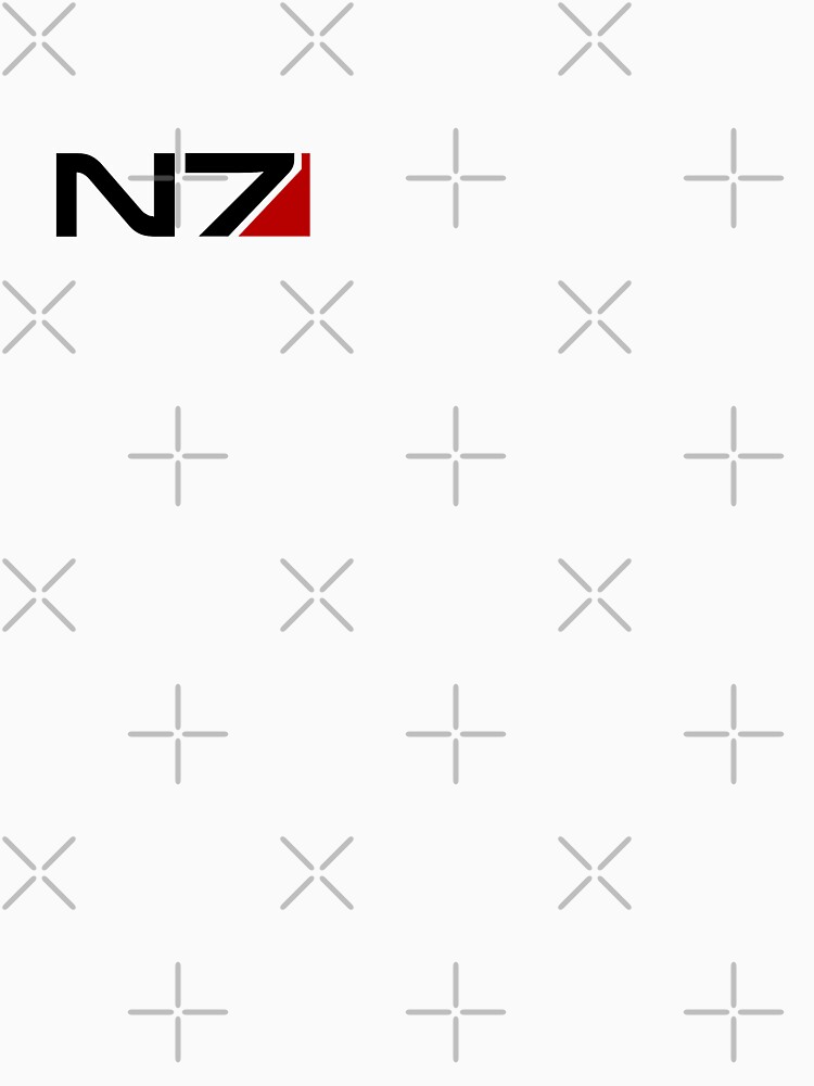 "N7 Mass effect emblem!" T-shirt for Sale by Keyur44 | Redbubble | n7 t ...