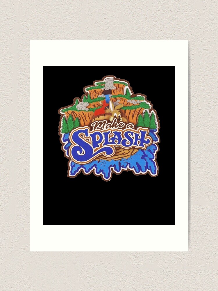 "Make A Splash.Mountain art Splash Bros -" Art Print by austinuqgray ...