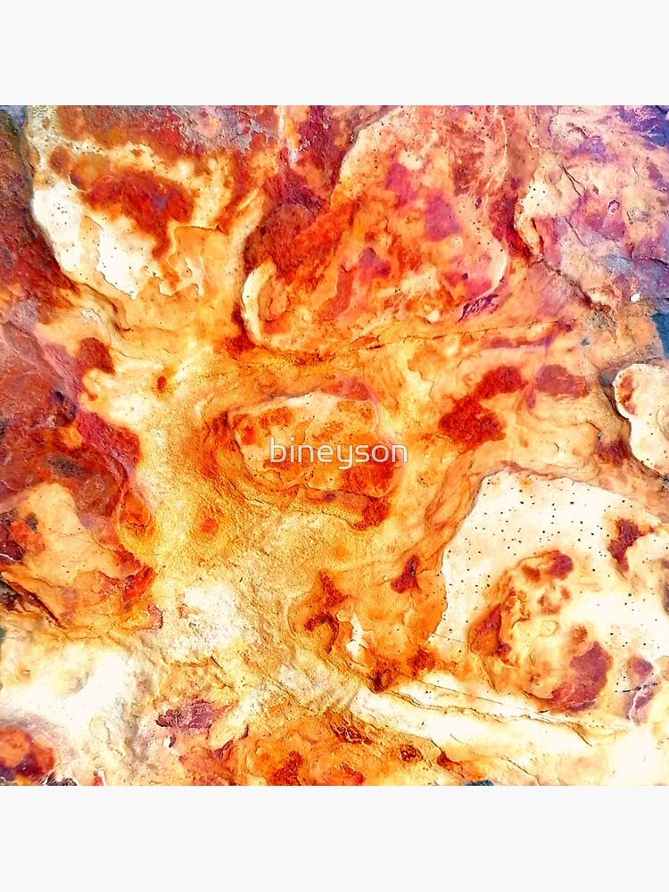 "Orange rock texture" Sticker for Sale by bineyson | Redbubble