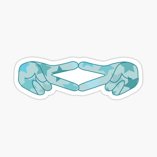 "adpi hand sign - stars" Sticker for Sale by lizzieb03 | Redbubble