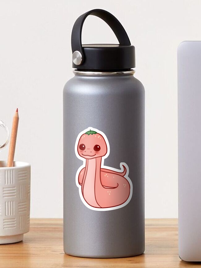 "strawberry snake" Sticker for Sale by Lauren G | Redbubble