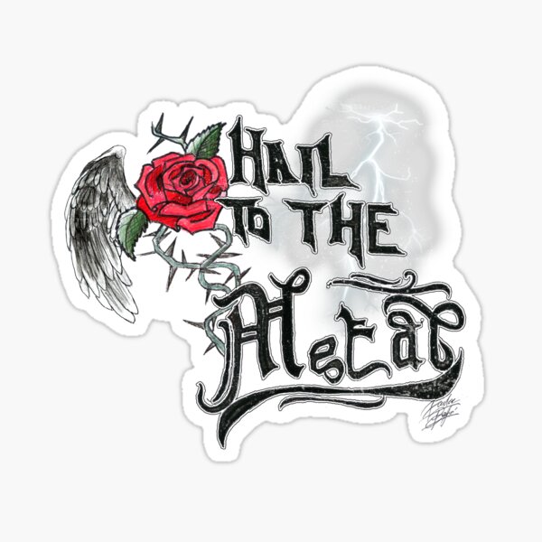 "Hail to the Metal" Sticker for Sale by Federstratocast | Redbubble