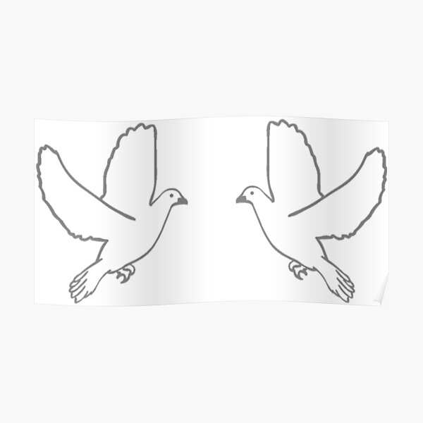 "Doves" Poster by sweetsixty | Redbubble