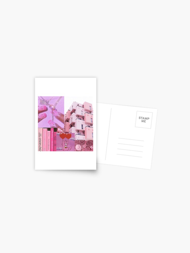 "Pink Aesthetic " Postcard for Sale by LunaandCo | Redbubble
