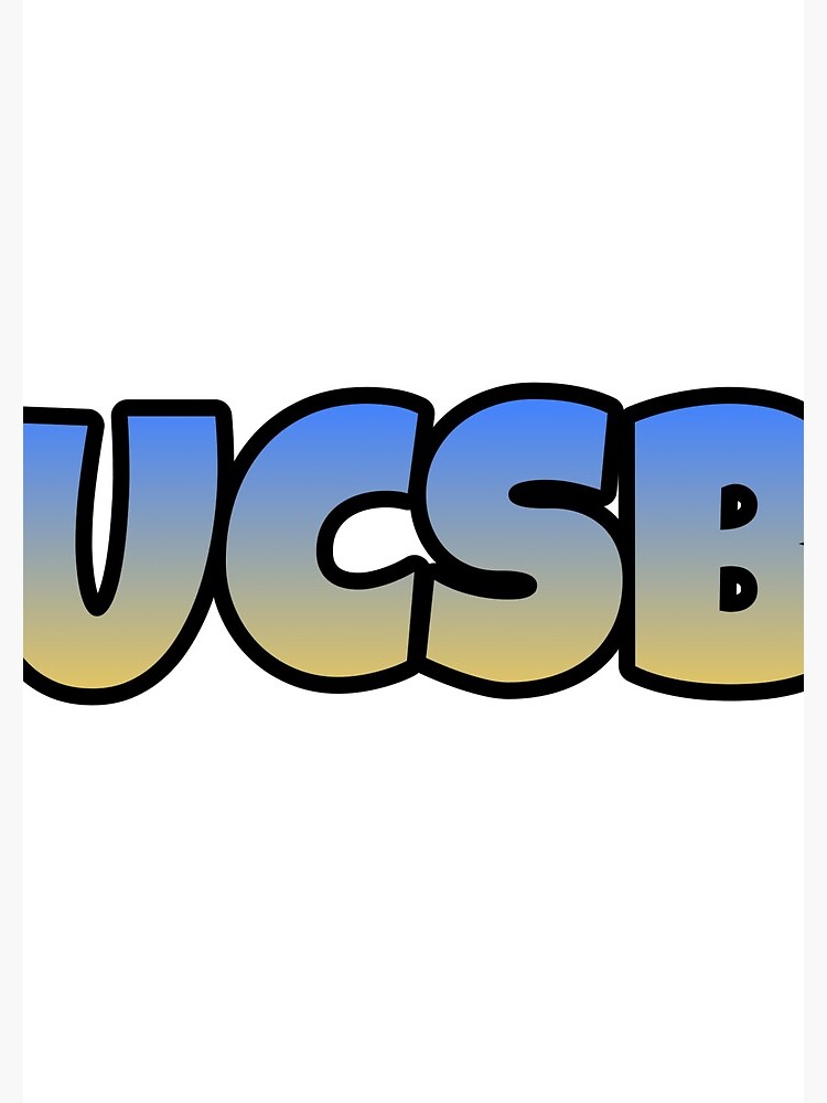 "UCSB logo blue and gold" Spiral Notebook by beckykos5 | Redbubble