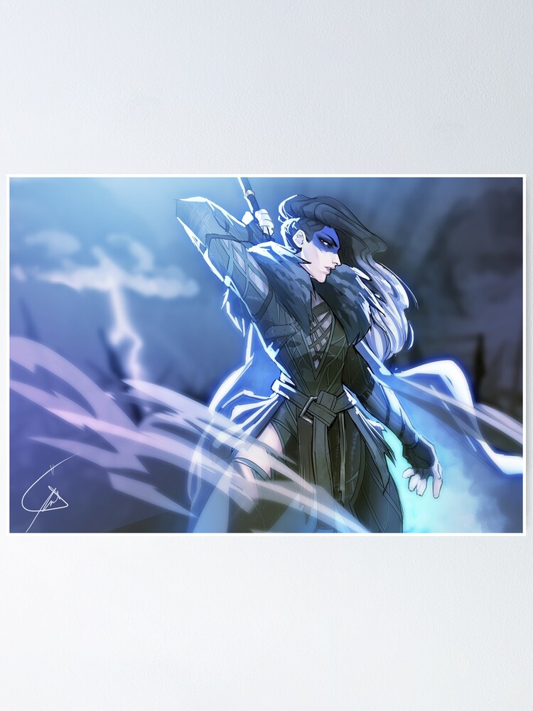 "Critical Role: Yasha " Poster by Nikanono | Redbubble