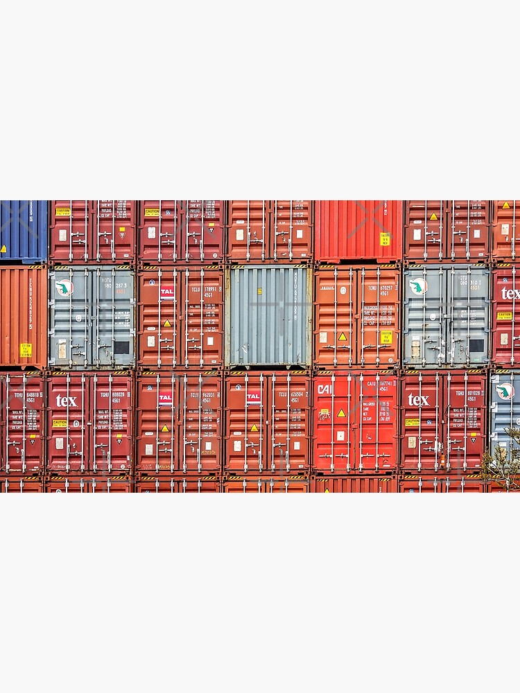 "The Stacked Shipping Containers" Poster for Sale by sjphotocomau ...