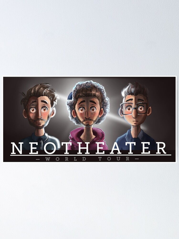 Neotheater Ajr World Tour Poster By Arialmighty Redbubble