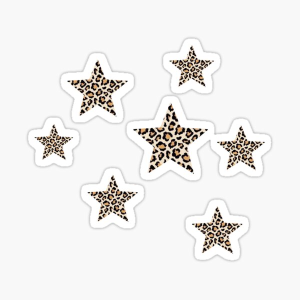 "cheetah print sticker pack" Sticker by jennifer132 | Redbubble