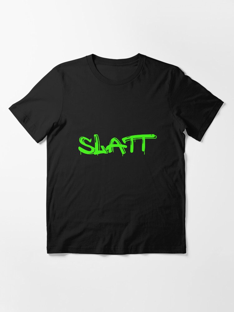 "Slatt Attack Graffiti" Essential T-Shirt for Sale by Tema01 | Redbubble