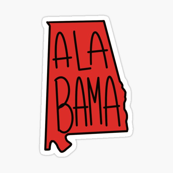"alabama sticker" Sticker by elisemjones | Redbubble