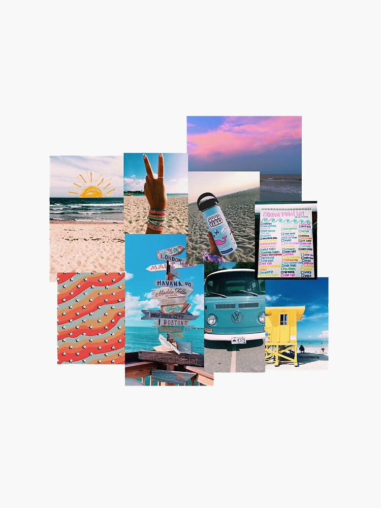 "Vsco photo collage " Sticker for Sale by ADdesigns2012 | Redbubble