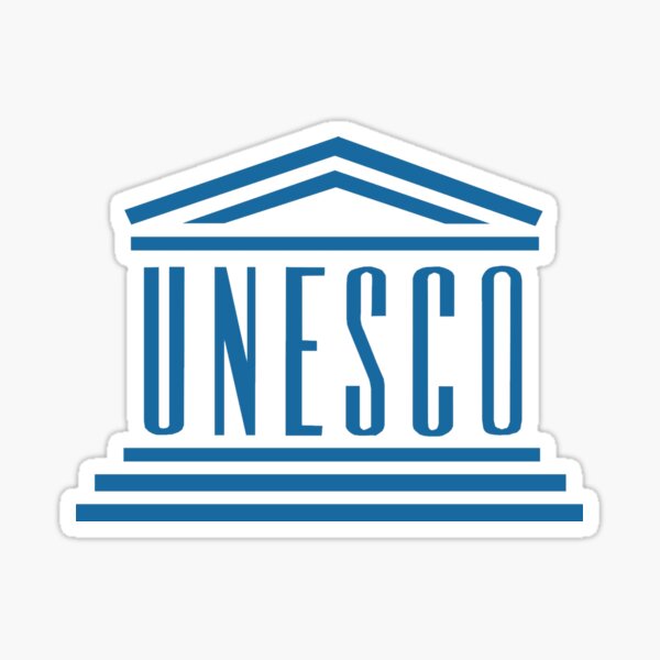"UNESCO" Sticker for Sale by DavaG | Redbubble