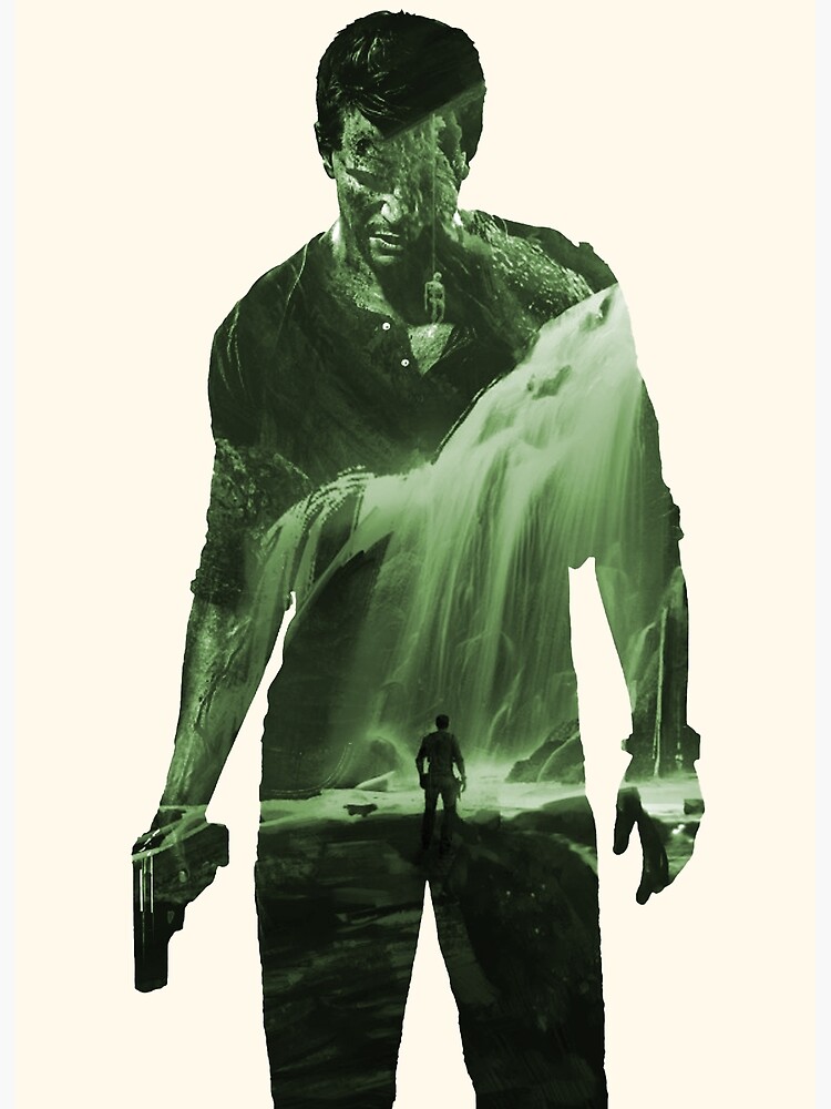 "Nathan Drake Uncharted Green" Poster for Sale by Savleub | Redbubble