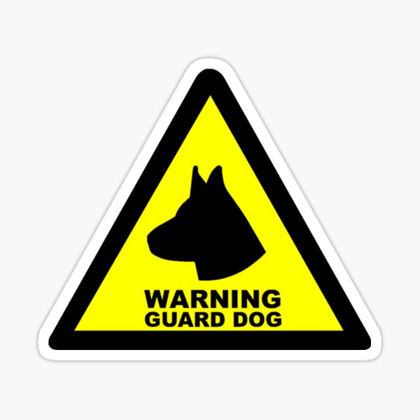 "Guard Dog Symbol" Sticker for Sale by sweetsixty | Redbubble