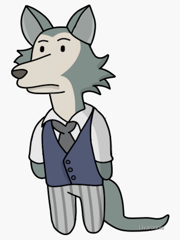 "Chibi Legoshi" Sticker for Sale by Livaroonie | Redbubble