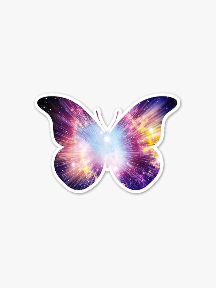 "butterfly emoji" Sticker for Sale by bestArt2020 | Redbubble