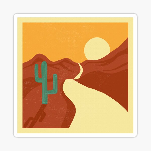 "Arizona Summer Road Trip" Sticker for Sale by knst-wrk | Redbubble