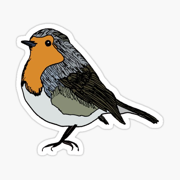 "Robin" Sticker for Sale by Jade-Marie1902 | Redbubble