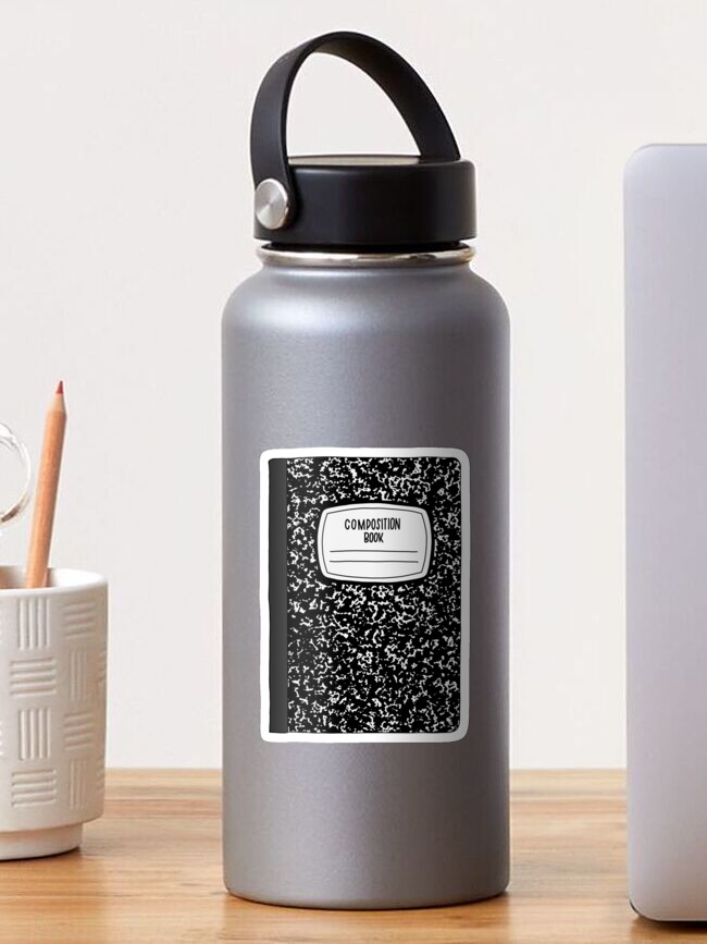 "Composition Notebook" Sticker for Sale by emelineclare | Redbubble