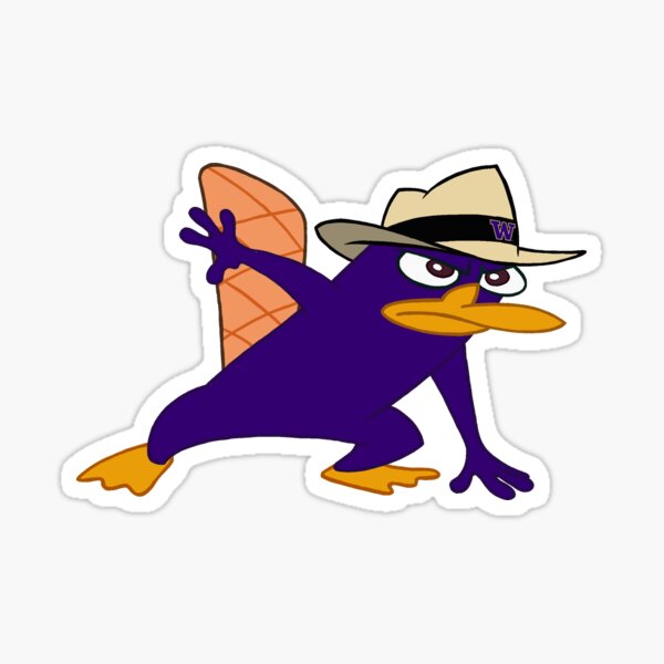 "Udub platypus " Sticker by sullemi17 | Redbubble
