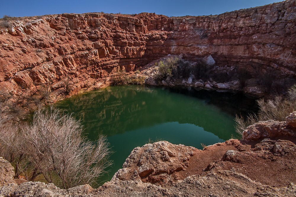 "Devils Inkwell - New Mexico" by Richard Thelen | Redbubble