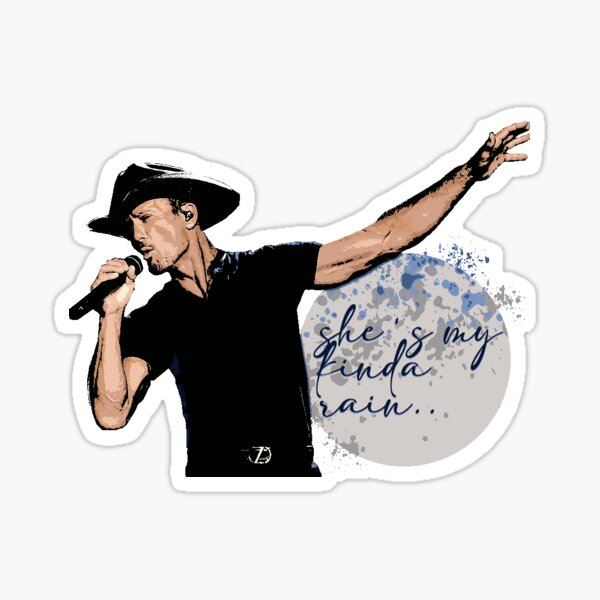 "Tim McGraw " Sticker by abbyking22 | Redbubble