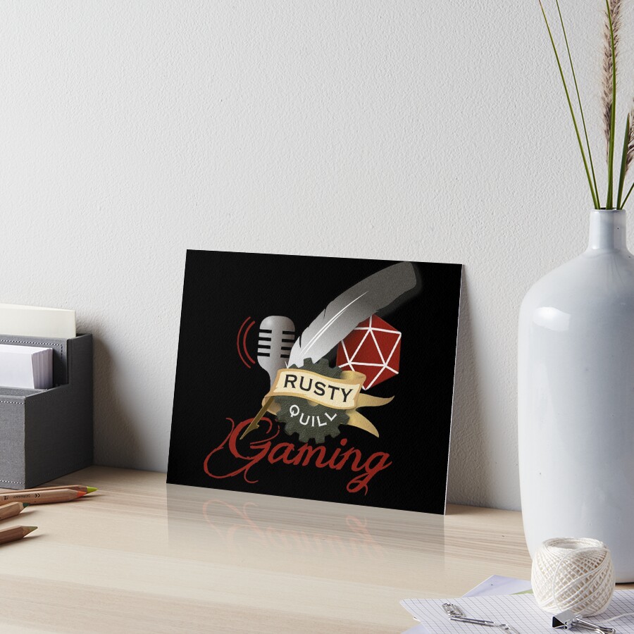 "Rusty Quill Gaming Logo" Art Board Print for Sale by RustyQuill ...