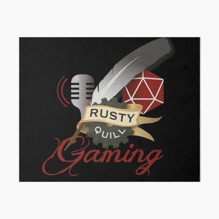 "Rusty Quill Gaming Logo" Art Board Print for Sale by RustyQuill ...