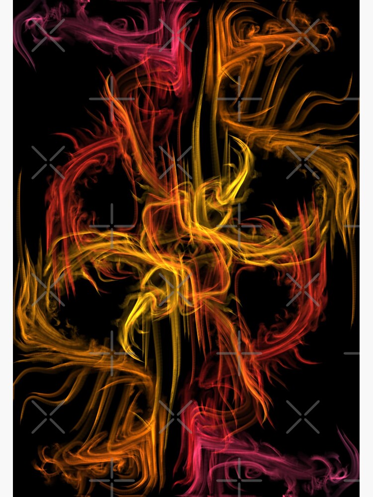 "Fire helix" Sticker for Sale by Chisaitori | Redbubble