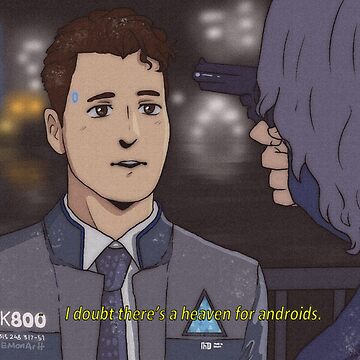 "80s anime-style D:BH scene" Sticker for Sale by llamachan54085 | Redbubble