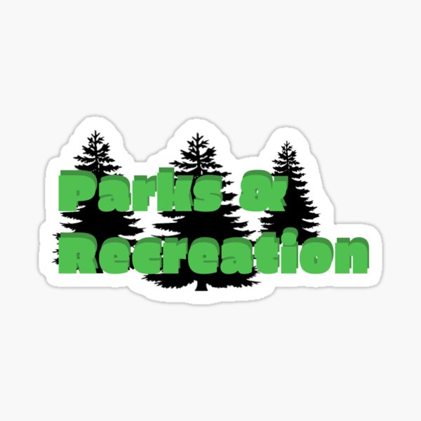 "parks and rec sticker" Sticker for Sale by Shivanshshivesh | Redbubble