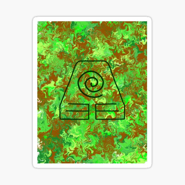 "Earth kingdom symbol (ATLA)" Sticker for Sale by 221315QCL | Redbubble