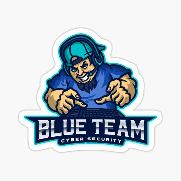 "Blue Team Cyber Security Design" Sticker for Sale by GrungeGarage ...