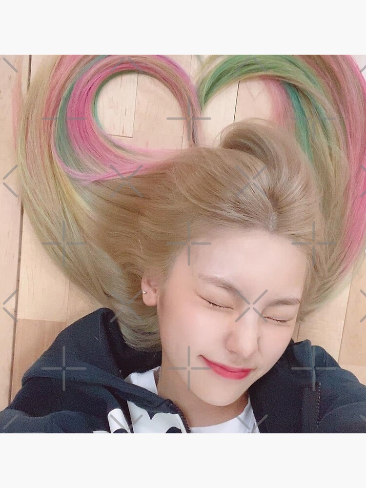 "Itzy Yeji Heart Hair" Sticker for Sale by savvy810 | Redbubble