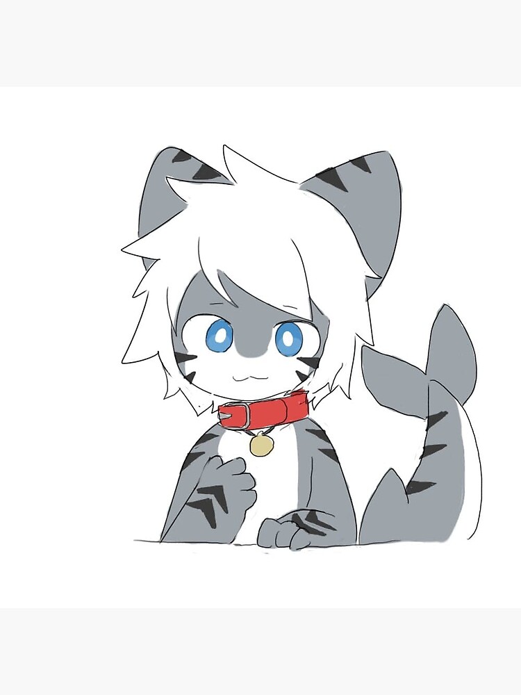 "furry shark cute character" Sticker by MarvinHsk | Redbubble